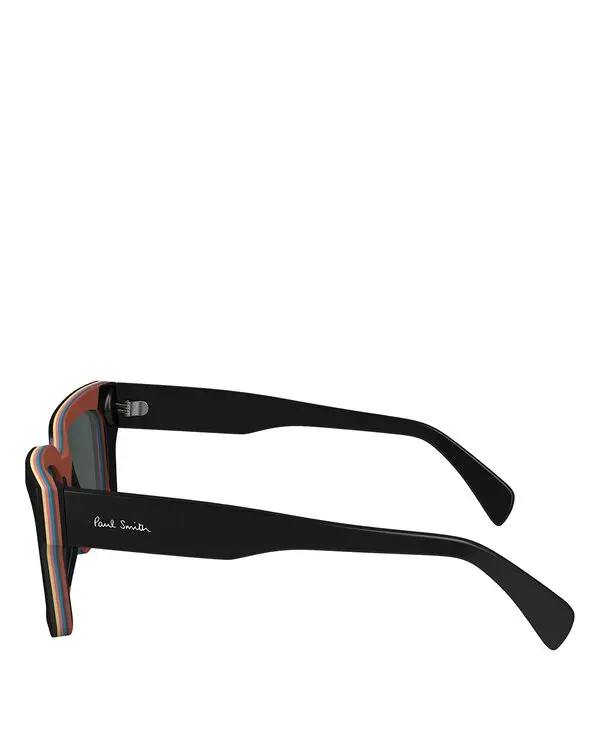 Paul Smith Kenton Square Sunglasses - Black/gray Solid
