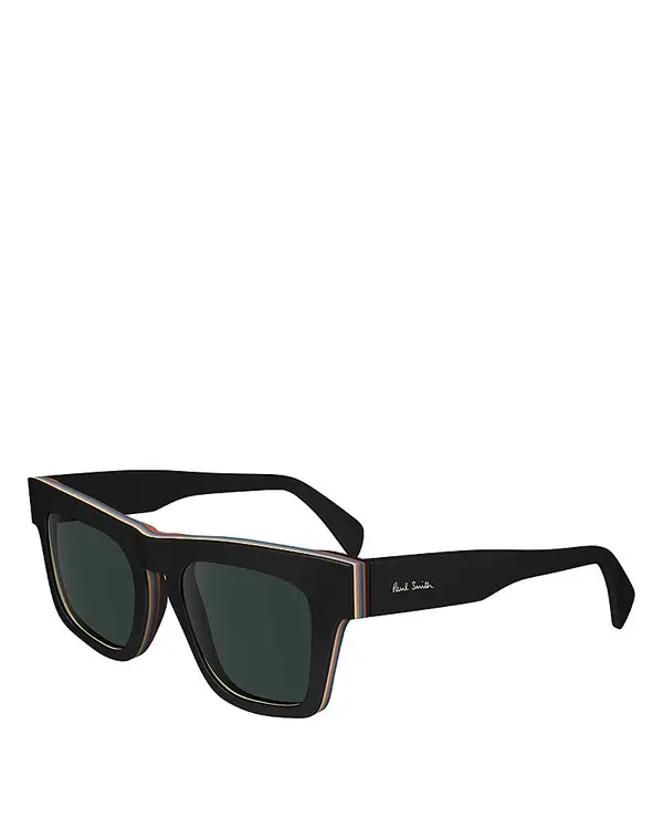 Paul Smith Kramer Square Sunglasses - Black/gray Solid