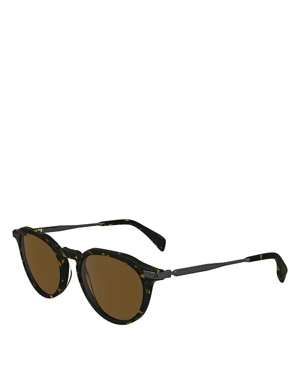 Paul Smith Keats Round Sunglasses - Havana/brown Solid