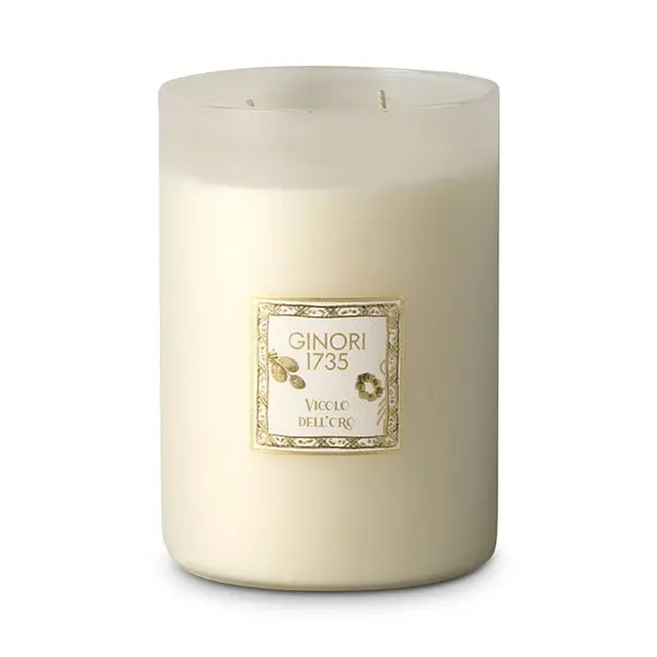 GINORI 1735 Oriente Italiano Cuoio Rosso Large Scented Candle Refill - White