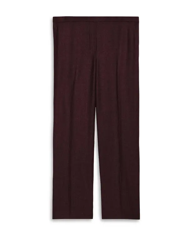 Theory Sleek Flannel Treeca Pull On Pant - Merlot