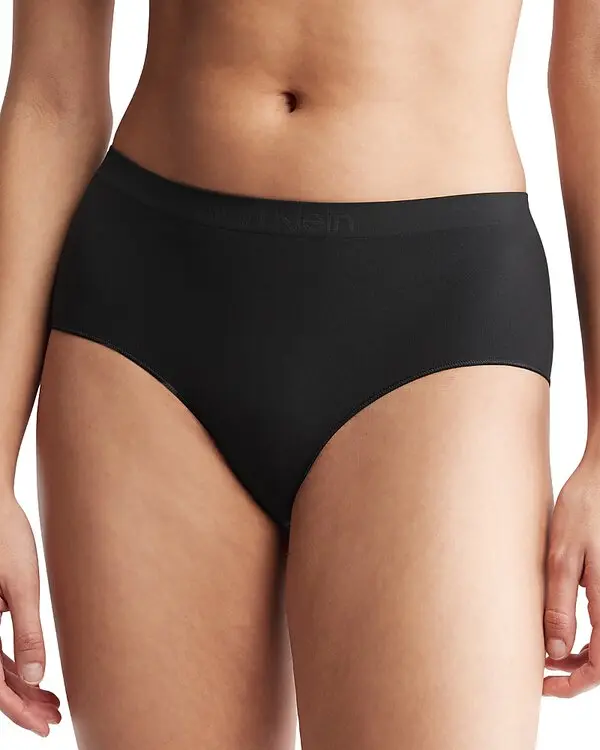 Calvin Klein Bonded Flex Seamless Boyshorts - Black