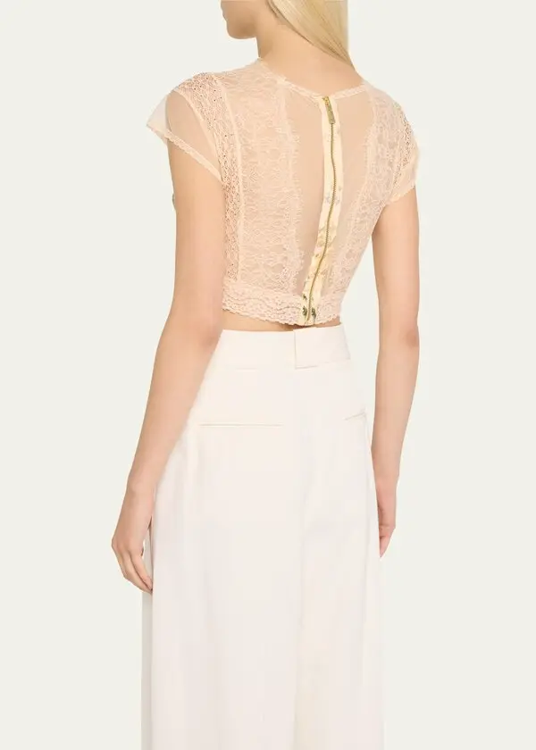 Camilla Lace Splice Top