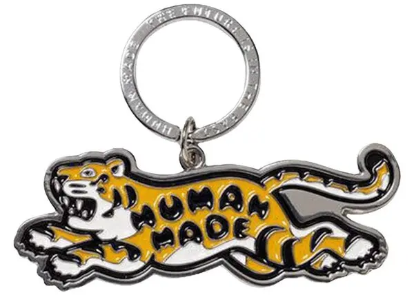 HUMAN MADE Animal #1 Tiger Keychain - Silver