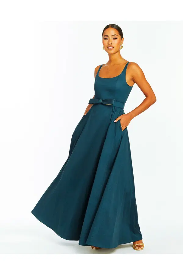 Mestiza New York Thalia Convertible Gown In Navy - 40% Off | Editorialist