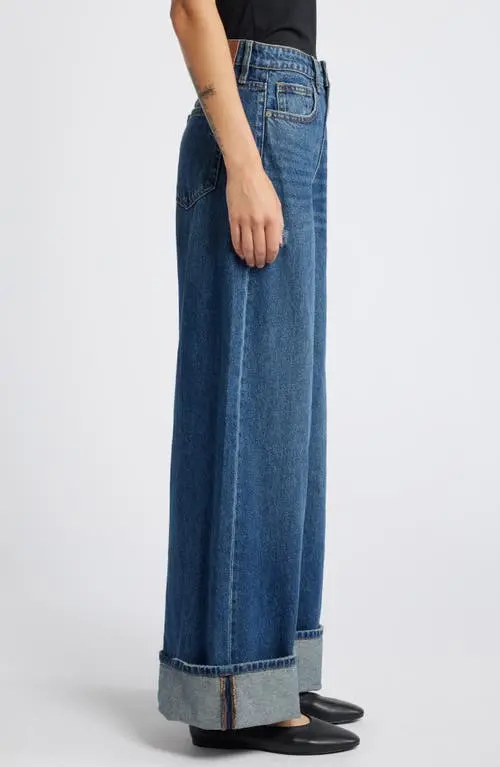 HIDDEN JEANS Classic Cuff Wide Leg Jeans