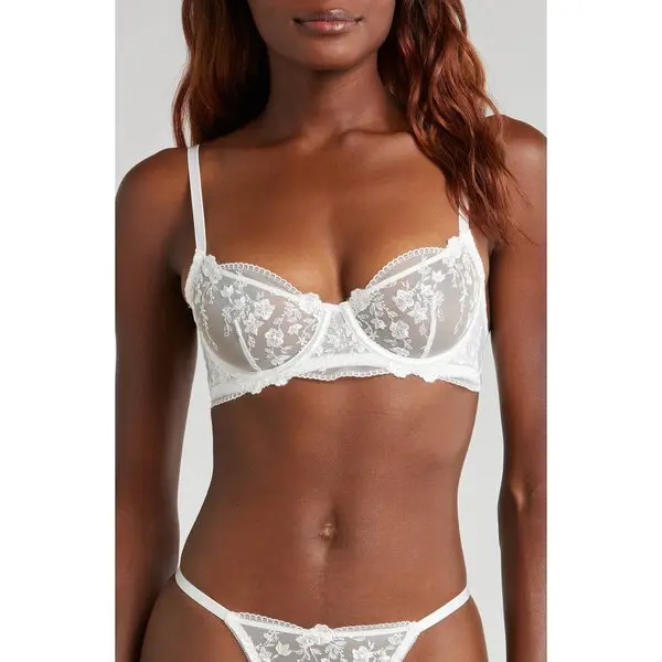 KAT THE LABEL Sofia Underwire Bra - White