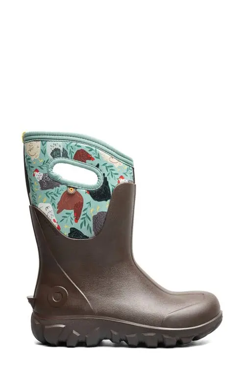 Bogs Classic Seamless Mid Waterproof Boot - Choc Multi