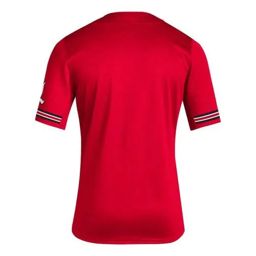 Adidas Louisville Cardinals Reverse Retro Replica Baseball Jersey By - Red