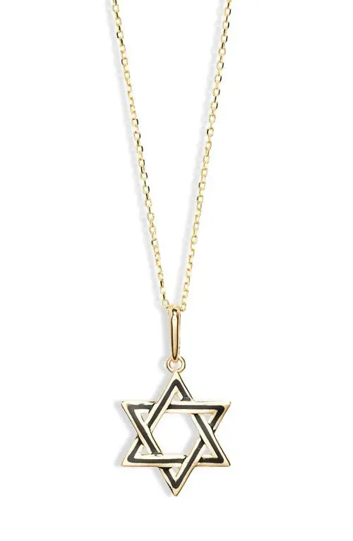 Bony Levy 14k Gold Star Of David Pendant Necklace - 14k Yellow Gold