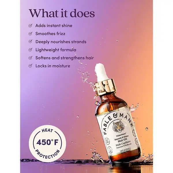FABLE & MANE Mahamane Smooth & Shine Hair Oil