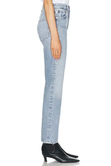 AGOLDE 90s Pinch Waist High Rise Straight Jeans - Harmonic