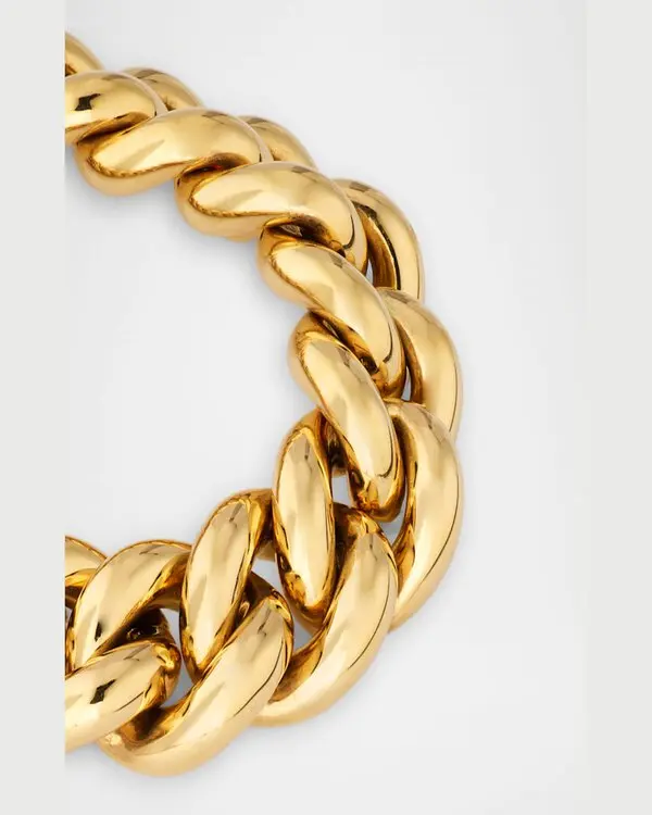 LISA NIK Golden Dreams 18k Signature Curb Link Bracelet