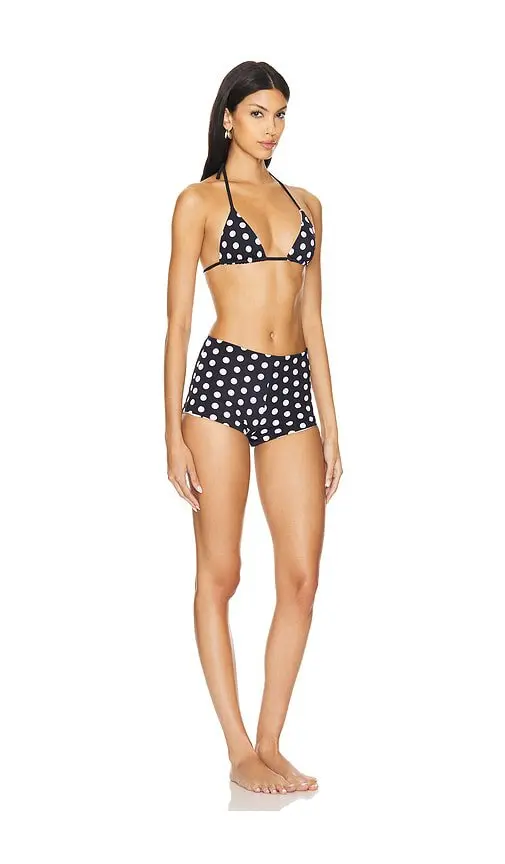 NIIHAI Polka Booty Shorts Bikini Set