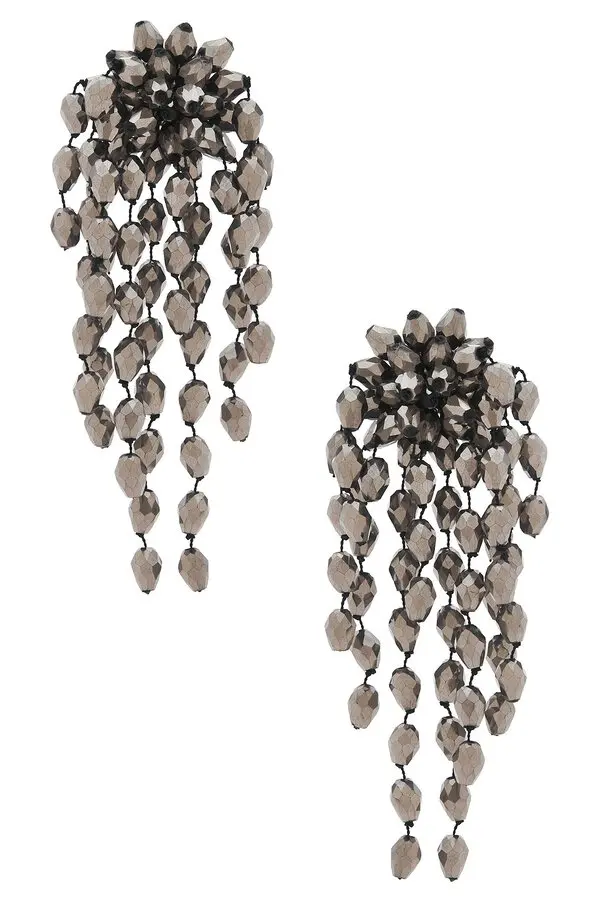 Isabel Marant Étoile Clip Earrings - Anthracite & Silver