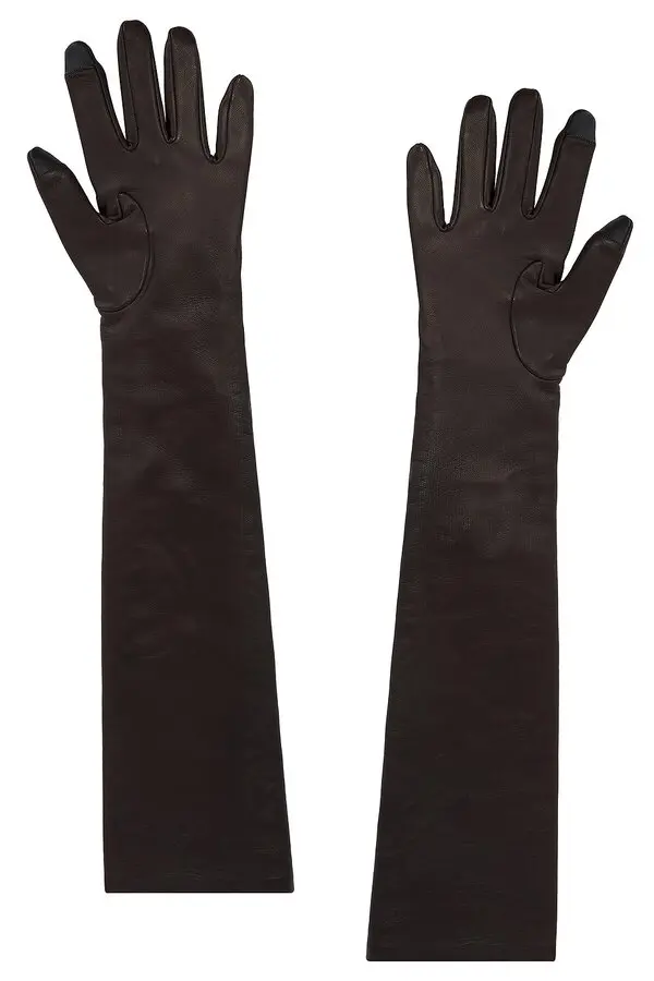 Cult Gaia Zya Leather Gloves