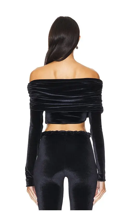 MAYGEL CORONEL Lido Top - Black