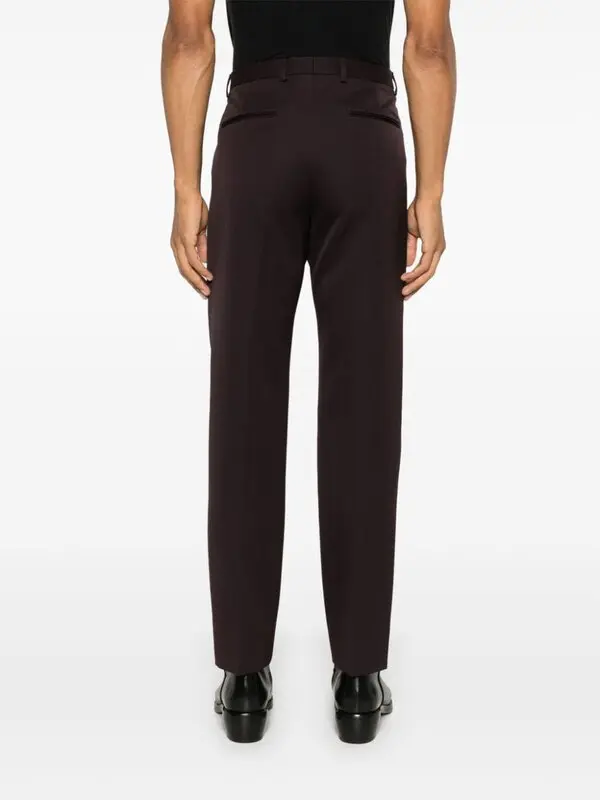 Gucci Logo-embroidered Wool Trousers