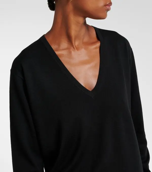 Dries Van Noten Wool V-neck Sweater