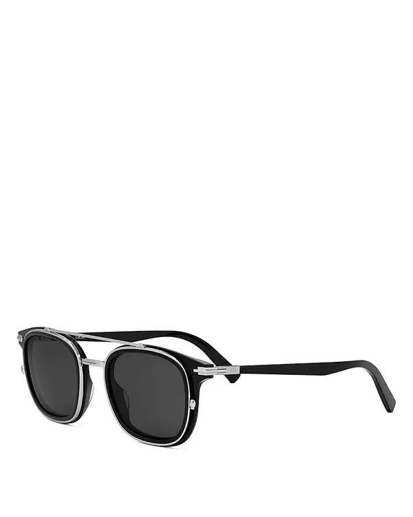 Dior Diorblacksuit S14i Square Sunglasses - Black/gray Solid