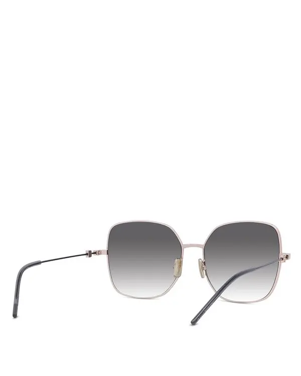 Givenchy Gv Speed Square Sunglasses - Gold/gray Gradient