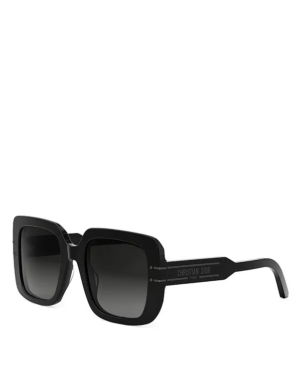 Dior Signature S11i Square Sunglasses - Black/gray Gradient