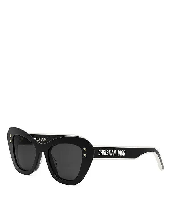 Dior Diorpacific B3u Butterfly Sunglasses - Black/gray Solid
