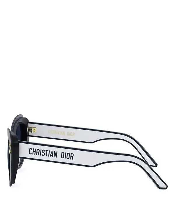 Dior Butterfly Sunglasses - Blue/blue Solid