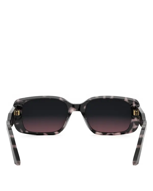 Dior Signature S12i Rectangle Sunglasses - Havana/brown Gradient