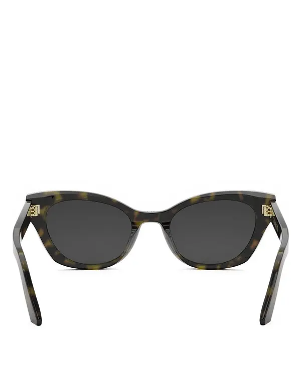 Dior Midnight B2i Cat Eye Sunglasses - Havana/gray Solid