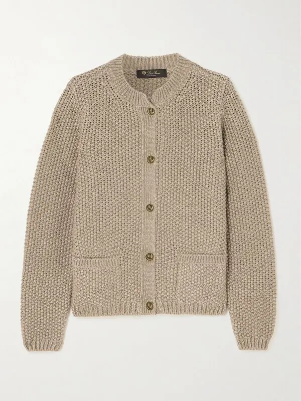 Loro Piana Baranca Linen And Cashmere-blend Cardigan