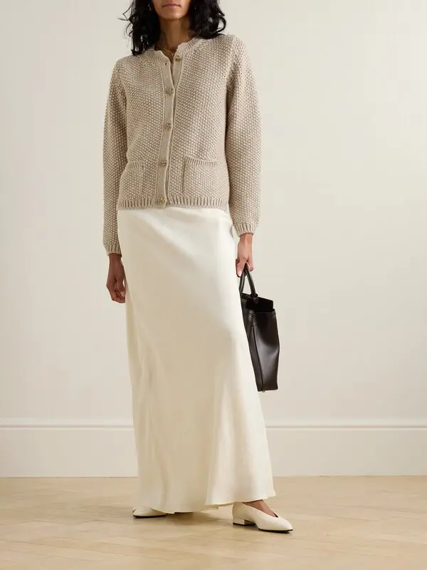 Loro Piana Baranca Linen And Cashmere-blend Cardigan