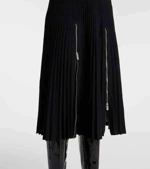 Burberry Pleated Midi Dress