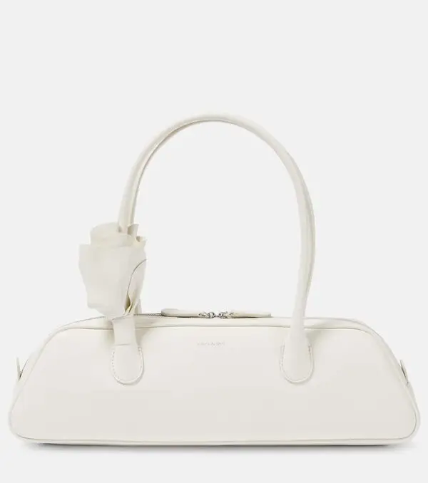 Magda Butrym Brigitte Leather Shoulder Bag - White