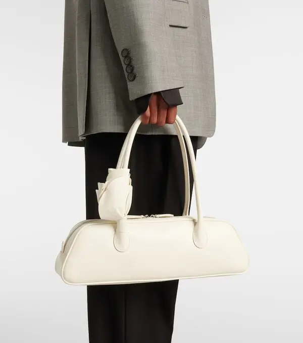 Magda Butrym Brigitte Leather Shoulder Bag - White
