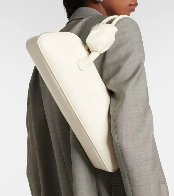 Magda Butrym Brigitte Leather Shoulder Bag - White