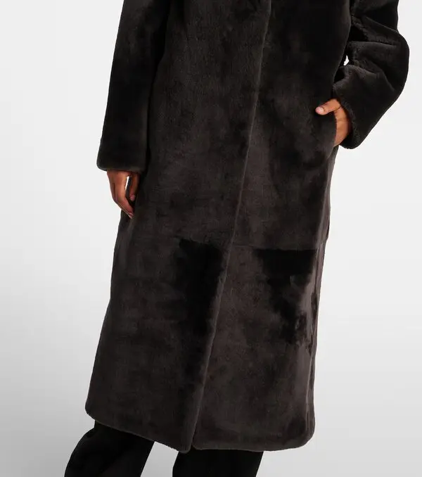 YVES SALOMON Shearling Overcoat