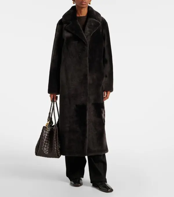 YVES SALOMON Shearling Overcoat