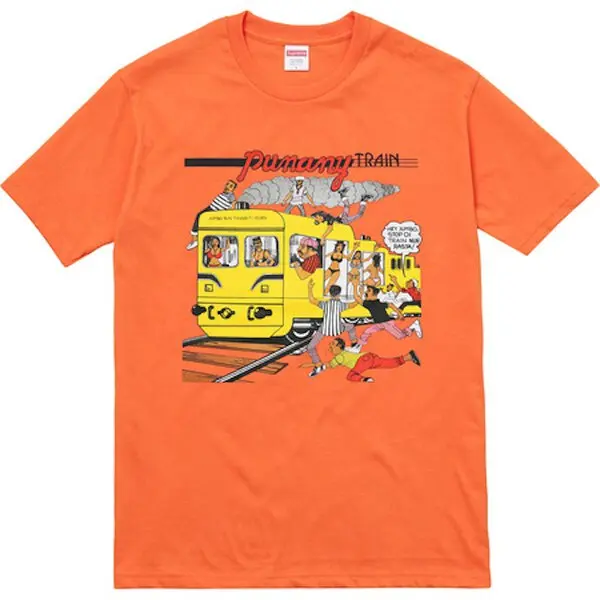 Supreme Wilfred Limonius Punany Train Tee Shirt - Orange