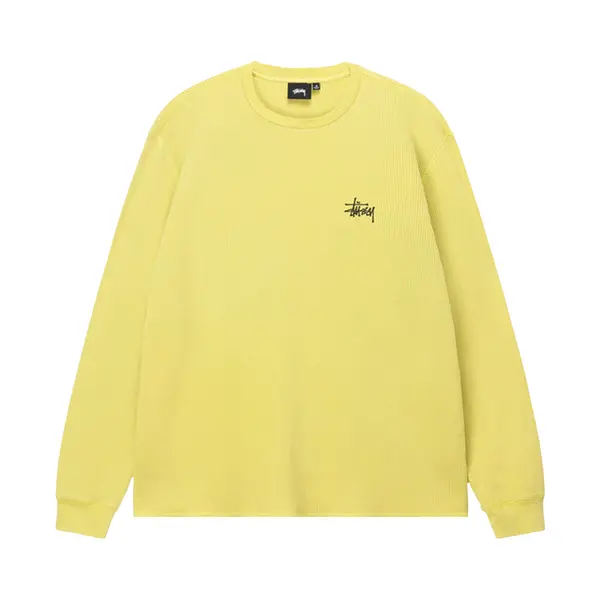 StÜssy Basic Stock Long-sleeve Thermal - Yellow