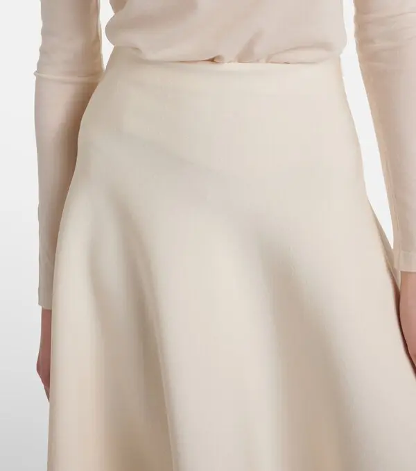 THE ROW Harley Knitted Midi Skirt