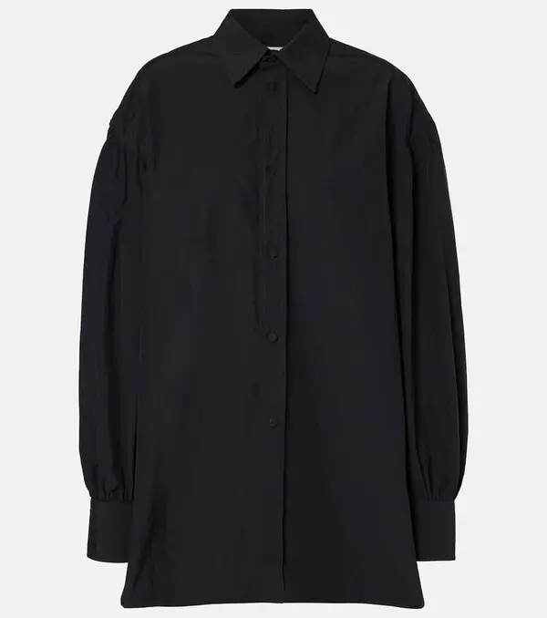Plan C Oversized Crêpe Shirt
