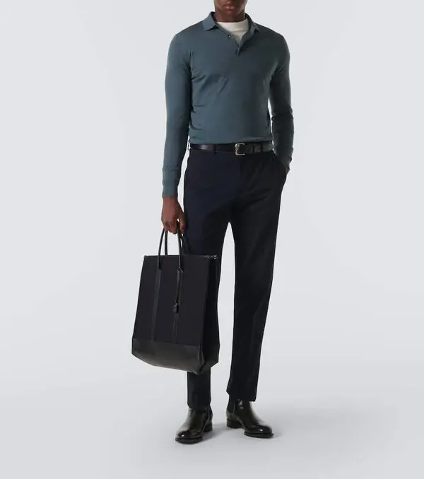 Loro Piana Straight Leg Cotton Pants