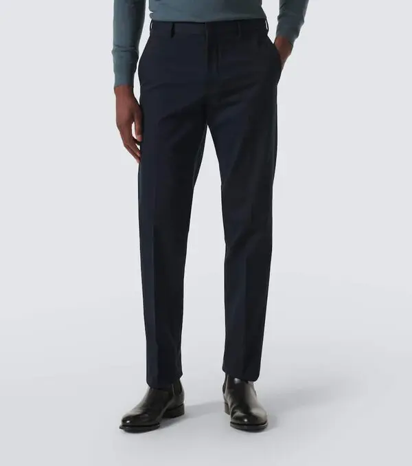 Loro Piana Straight Leg Cotton Pants