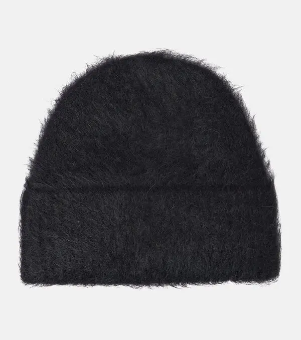 TOTEME Alpaca-blend Beanie - Black