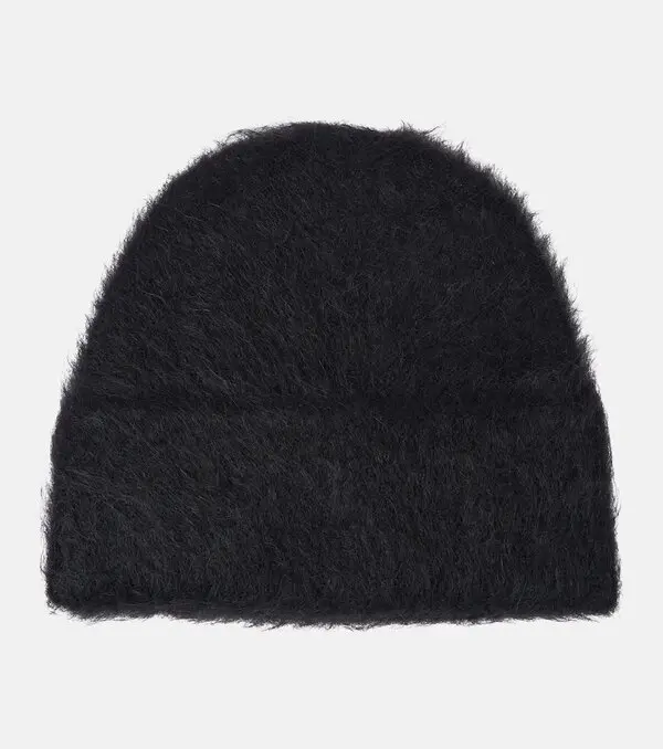 TOTEME Alpaca-blend Beanie - Black