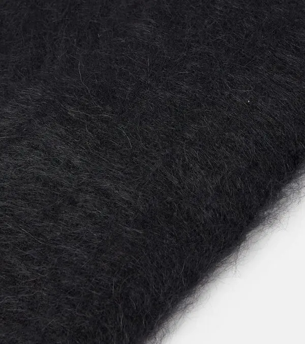 TOTEME Alpaca-blend Beanie - Black