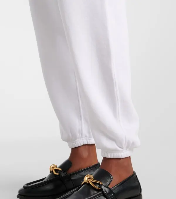 Polo Ralph Lauren Logo Cotton Fleece Sweatpants - White