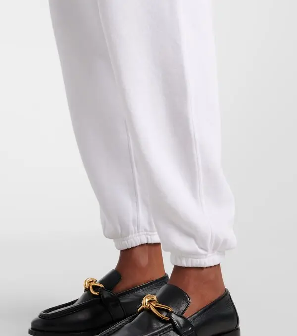 Polo Ralph Lauren Logo Cotton Fleece Sweatpants - White