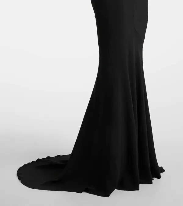 PATOU Crêpe Maxi Skirt - Black
